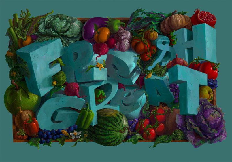 Three-Dimensional Lettering Artworks by Biksence Nguyen | Daily design ...