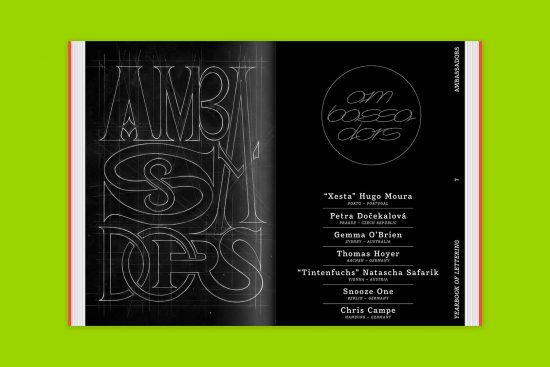 Yearbook of Lettering #1 by Slanted | Daily design inspiration for ...