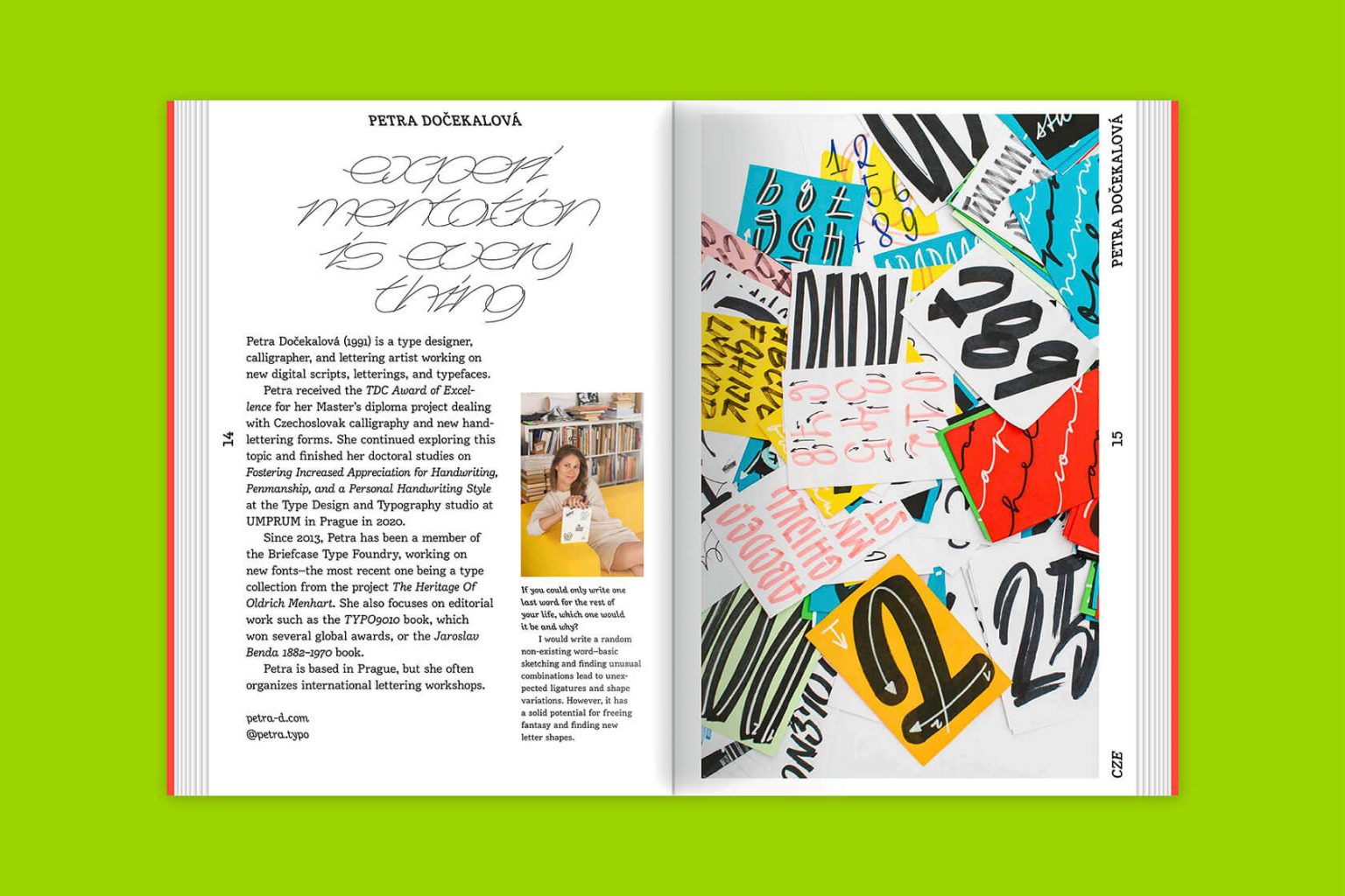Yearbook of Lettering #1 by Slanted | Daily design inspiration for ...