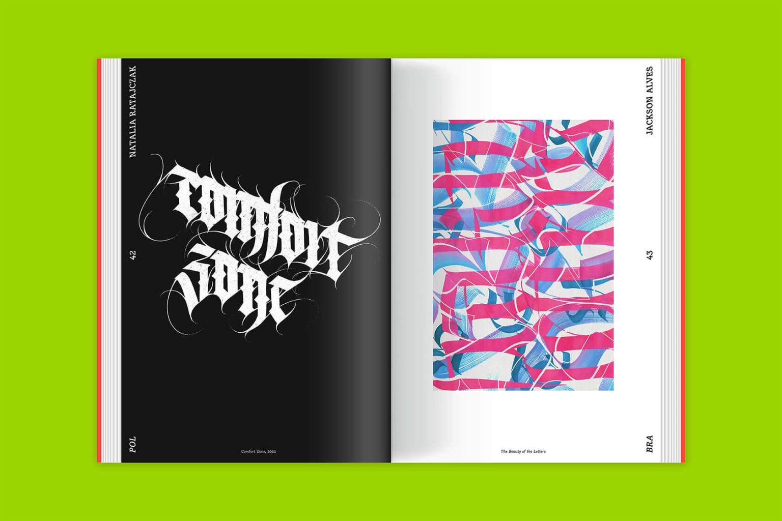 Yearbook of Lettering #1 by Slanted | Daily design inspiration for ...