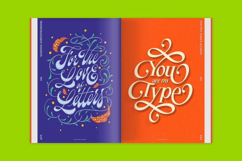 Yearbook of Lettering #1 by Slanted | Daily design inspiration for ...