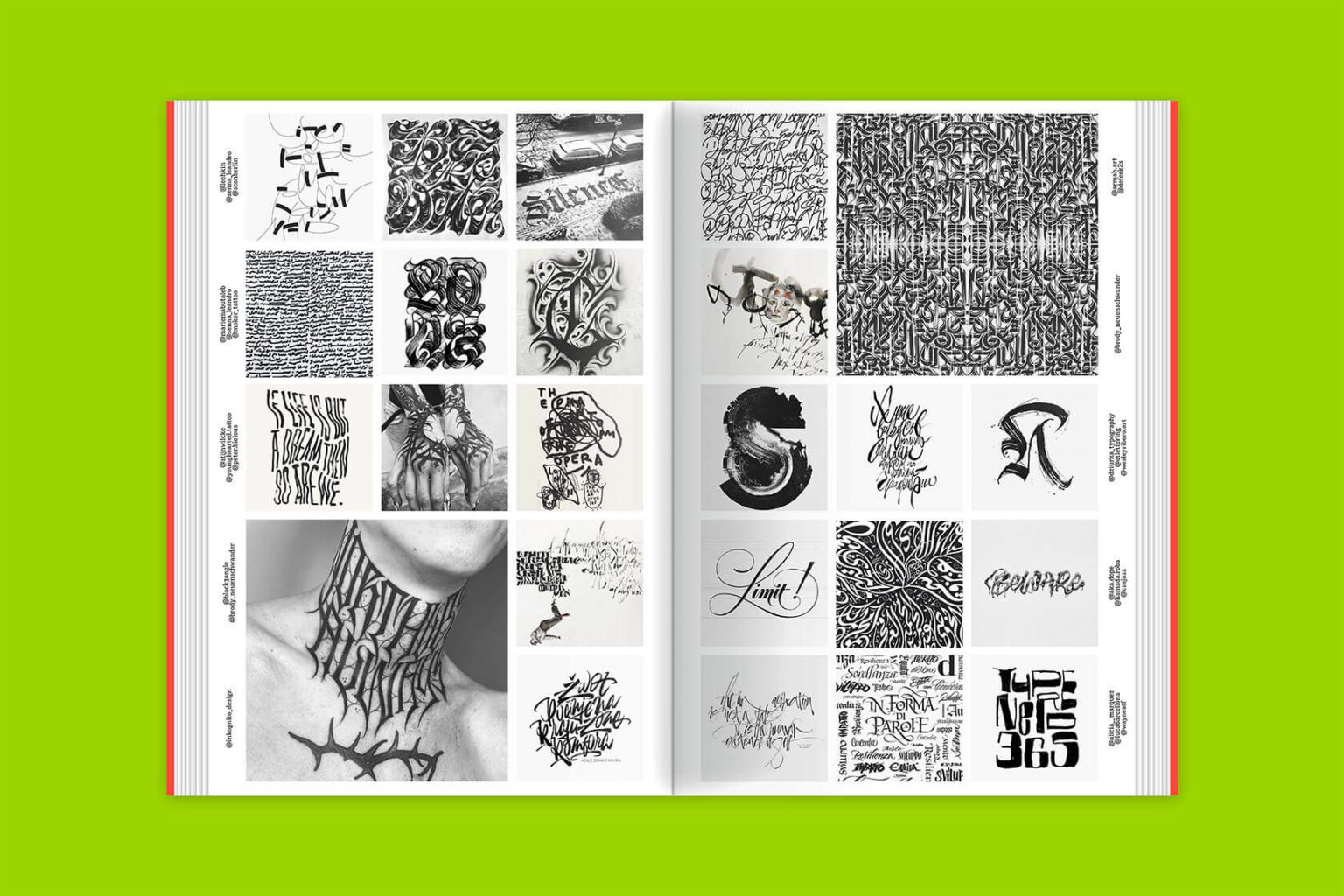 Yearbook of Lettering #1 by Slanted | Daily design inspiration for ...