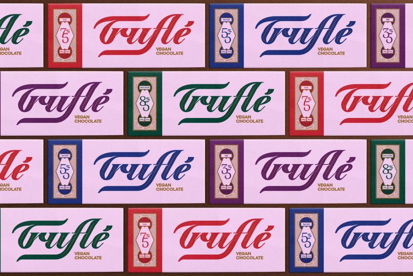 Truflé Vegan Chocolate Branding by Vogau Studio | Daily design ...