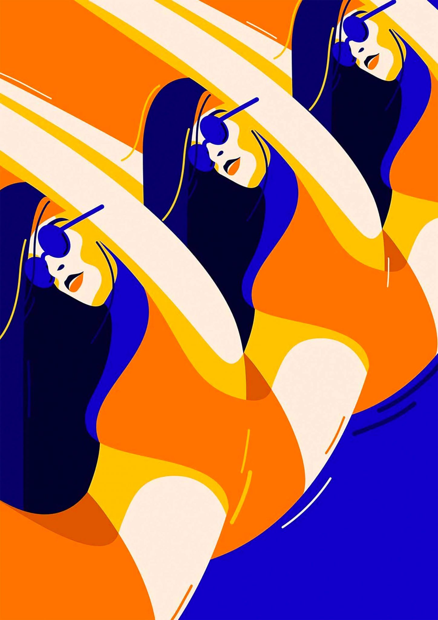 Vibrant Illustrations by Nastka Drabot | Daily design inspiration for ...
