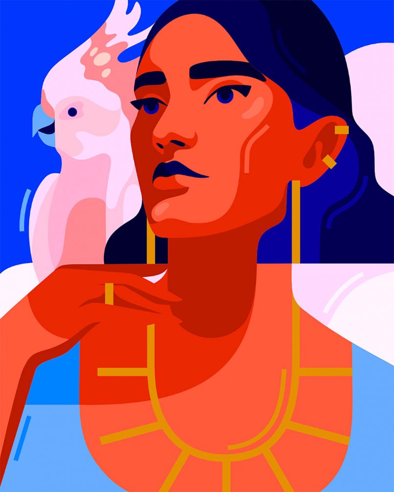 Vibrant Illustrations by Nastka Drabot | Daily design inspiration for ...
