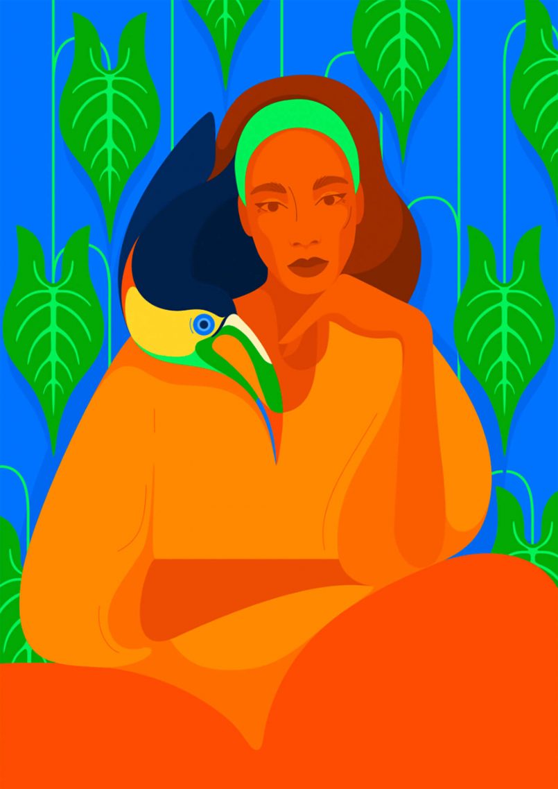 Vibrant Illustrations by Nastka Drabot | Daily design inspiration for ...