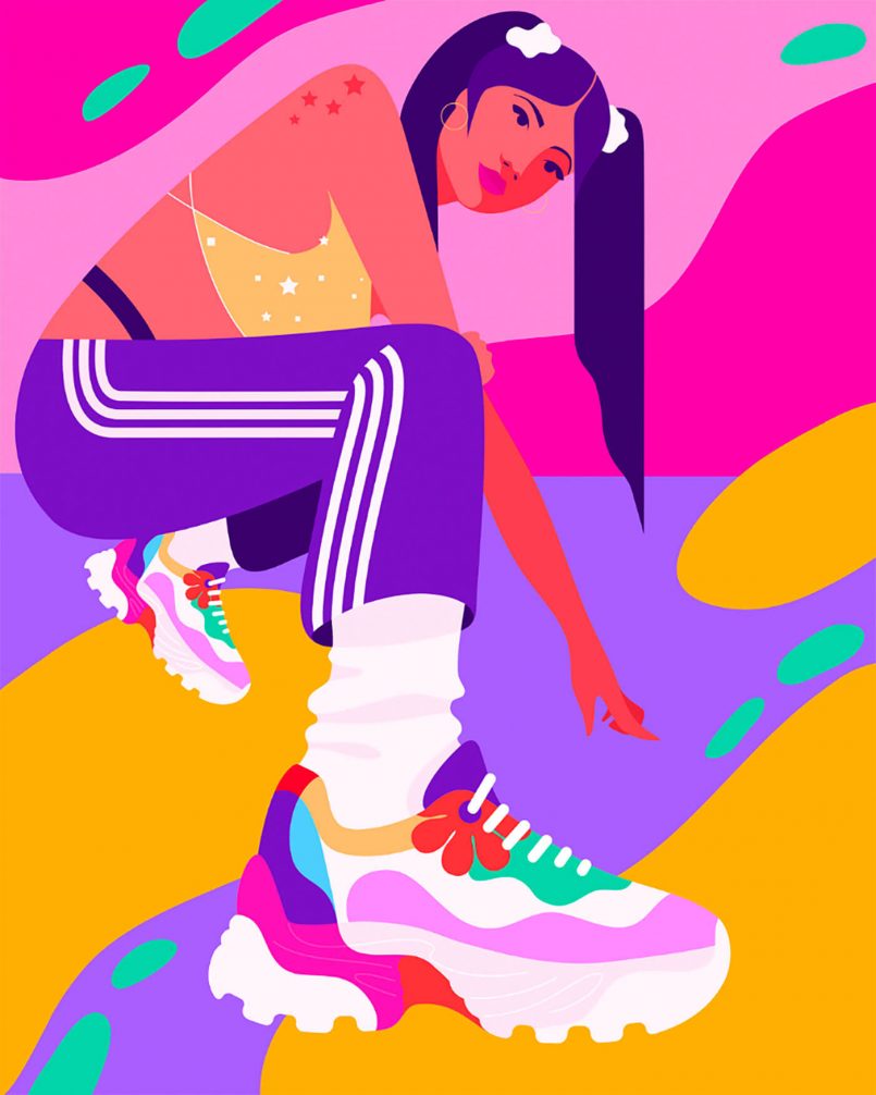 Vibrant Illustrations by Nastka Drabot | Daily design inspiration for ...