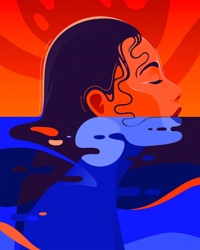 Vibrant Illustrations by Nastka Drabot | Daily design inspiration for ...