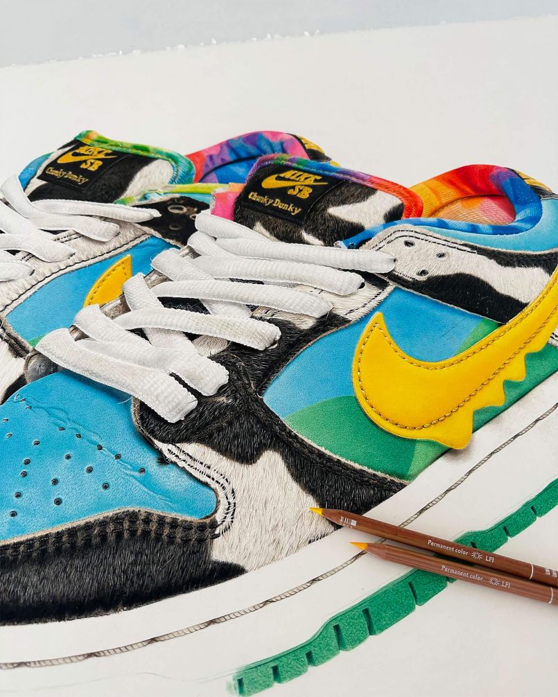 Hyperrealistic Sneaker Drawings by Steph Morris | Daily design ...