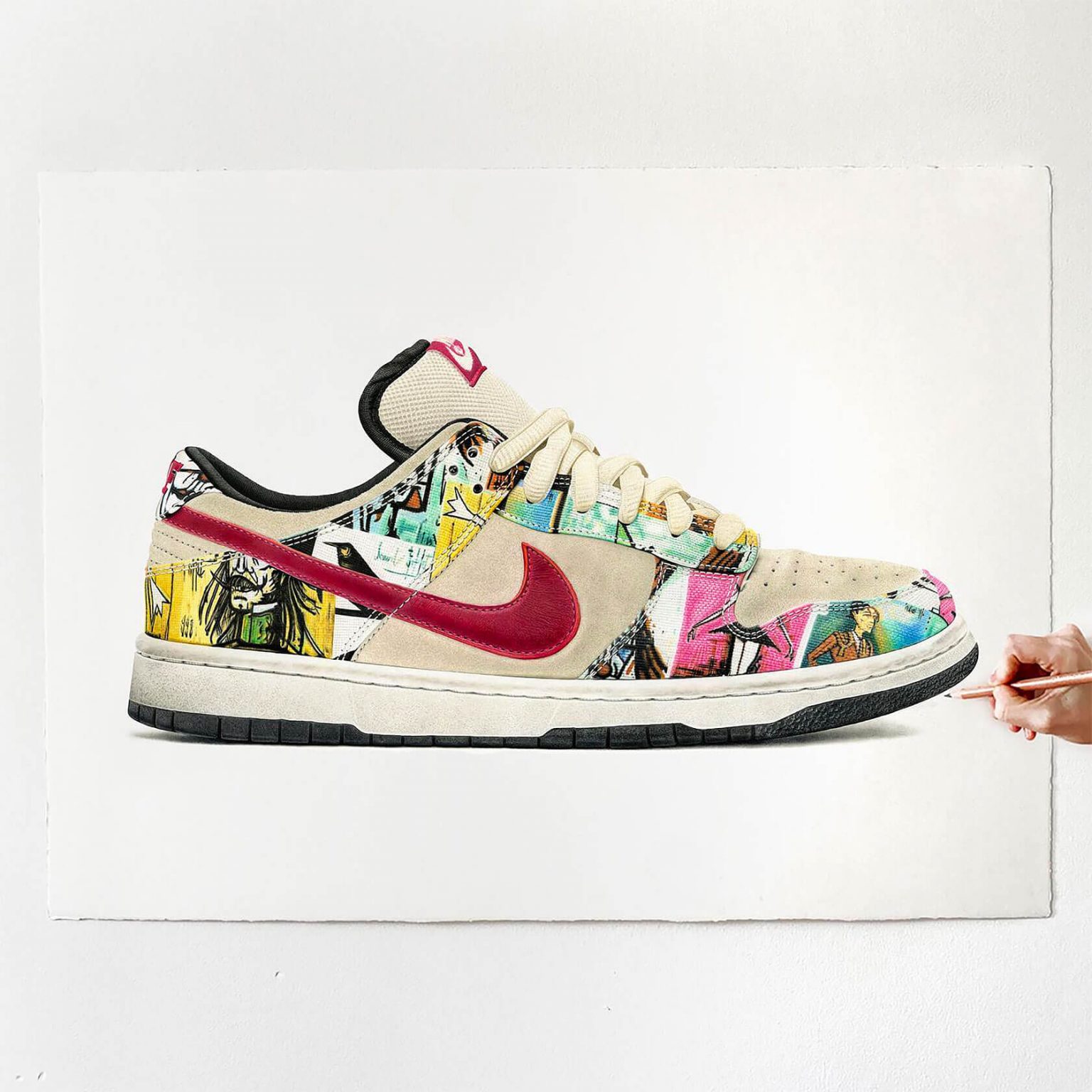 Hyperrealistic Sneaker Drawings by Steph Morris | Daily design ...