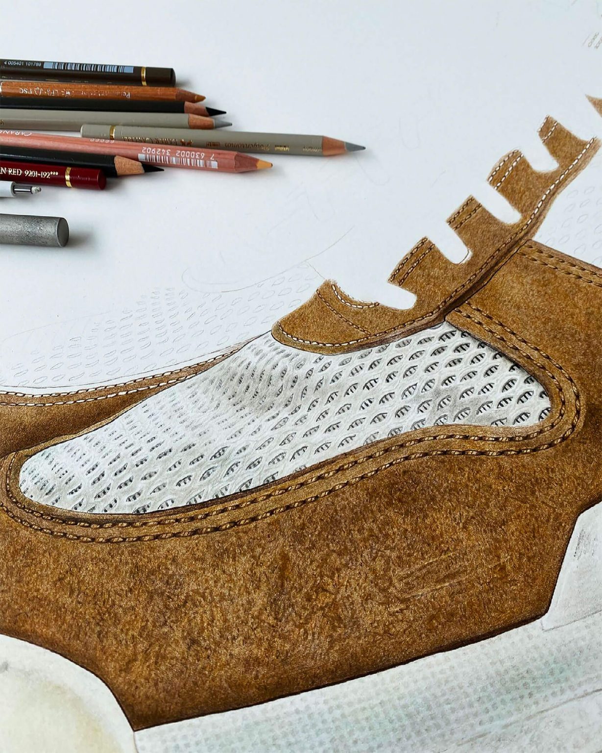 Hyperrealistic Sneaker Drawings by Steph Morris | Daily design ...