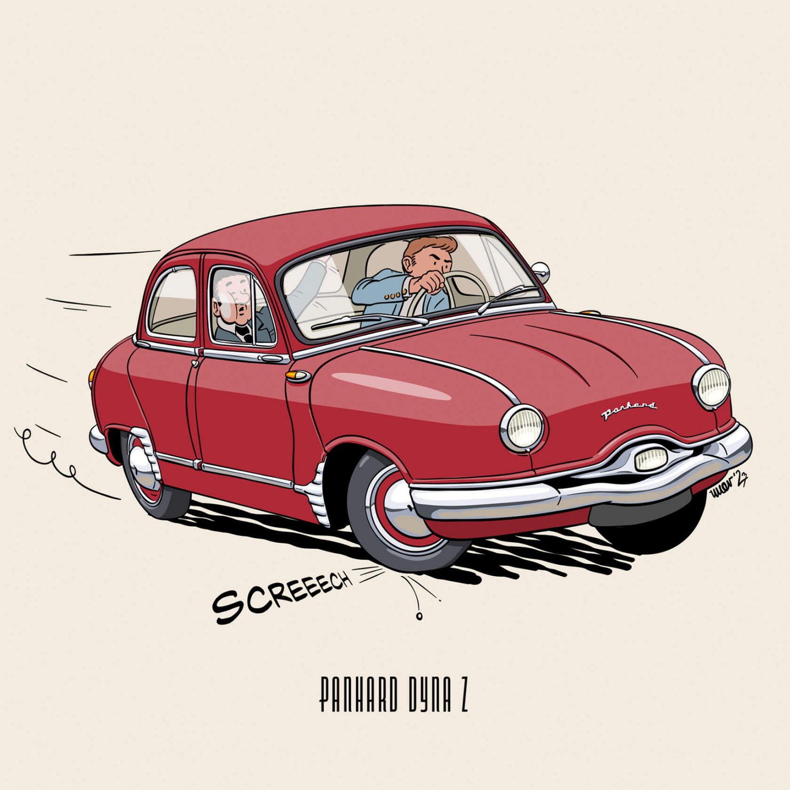 Nostalgic Ligne Claire Style Illustrations by Thomas D. Jensen | Daily design inspiration for ...