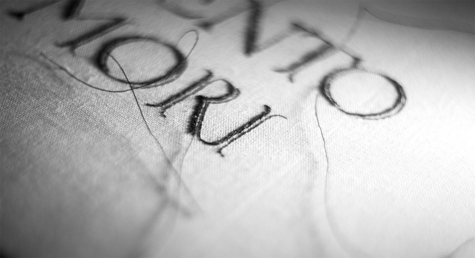Embroidered Lettering Art by Olga Kovalenko | Daily design inspiration ...