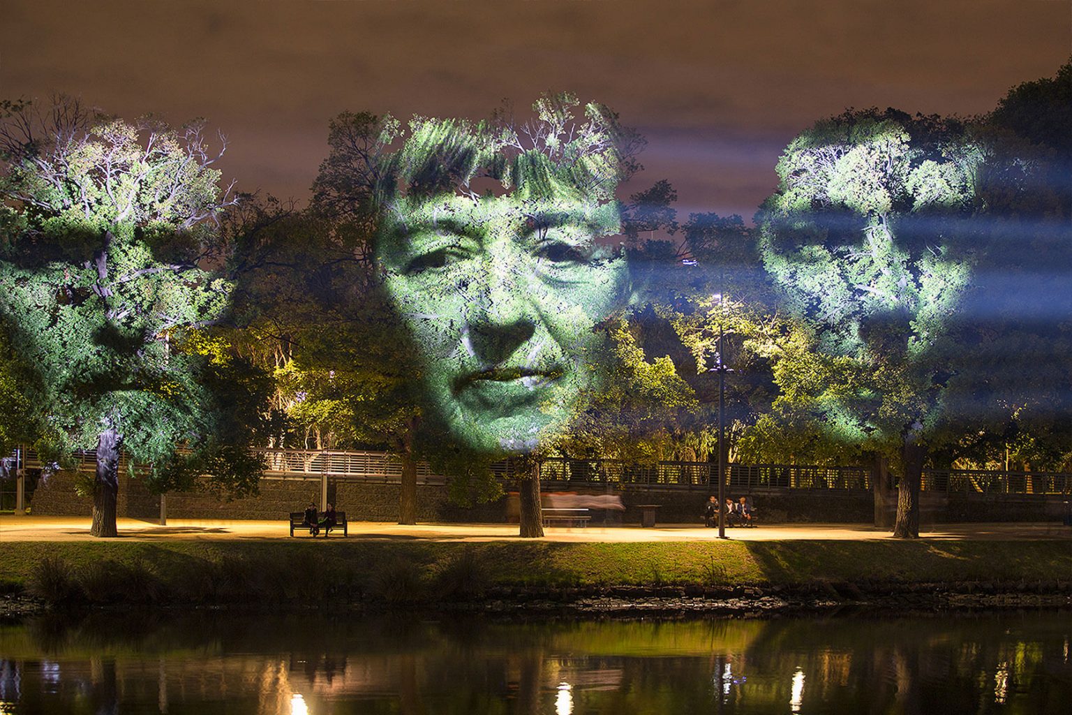 Monuments: Amazing Portrait Projections by Craig Walsh | Daily design ...