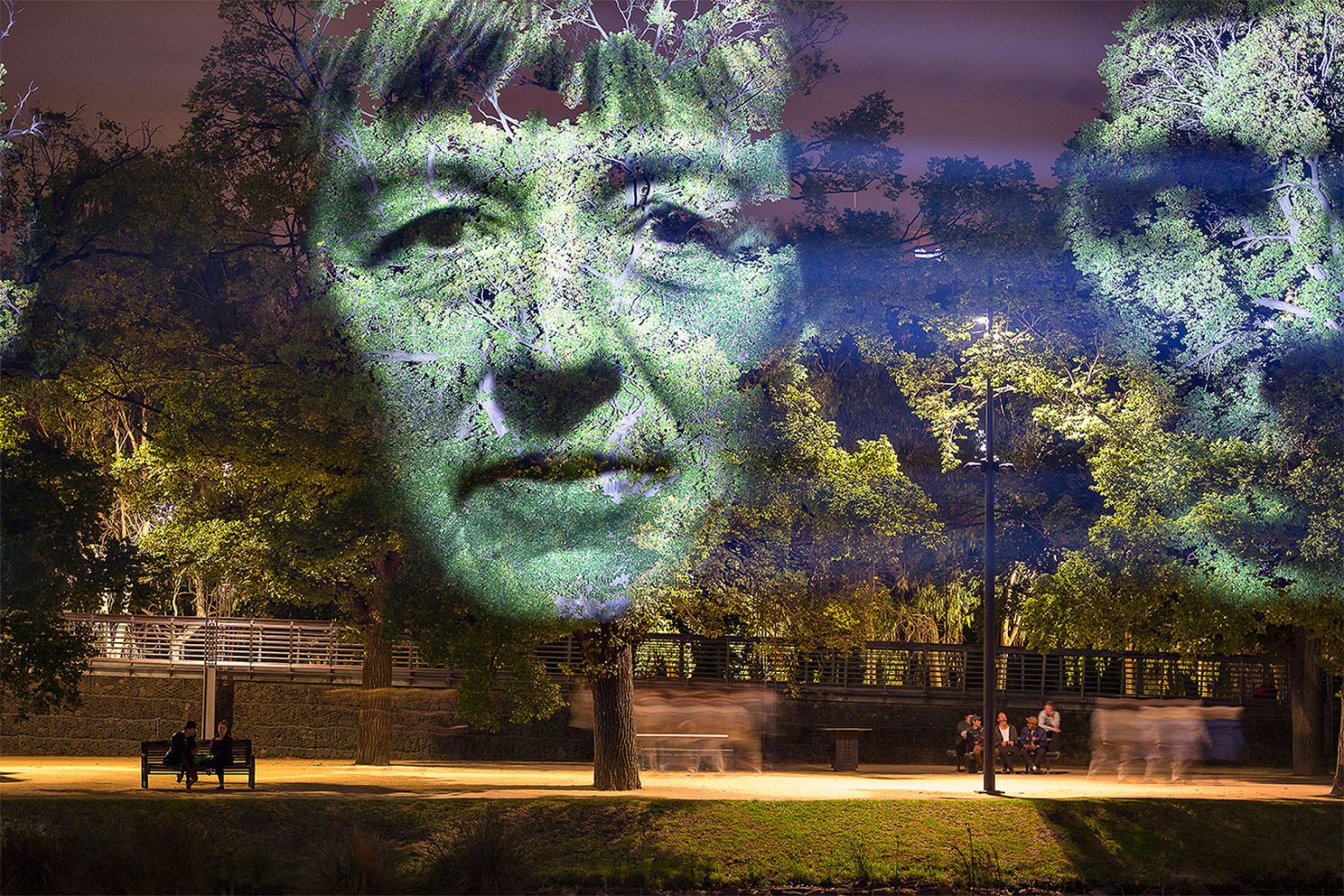 Monuments: Amazing Portrait Projections by Craig Walsh | Daily design ...