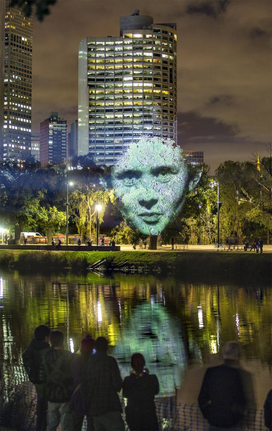 Monuments: Amazing Portrait Projections by Craig Walsh | Daily design ...