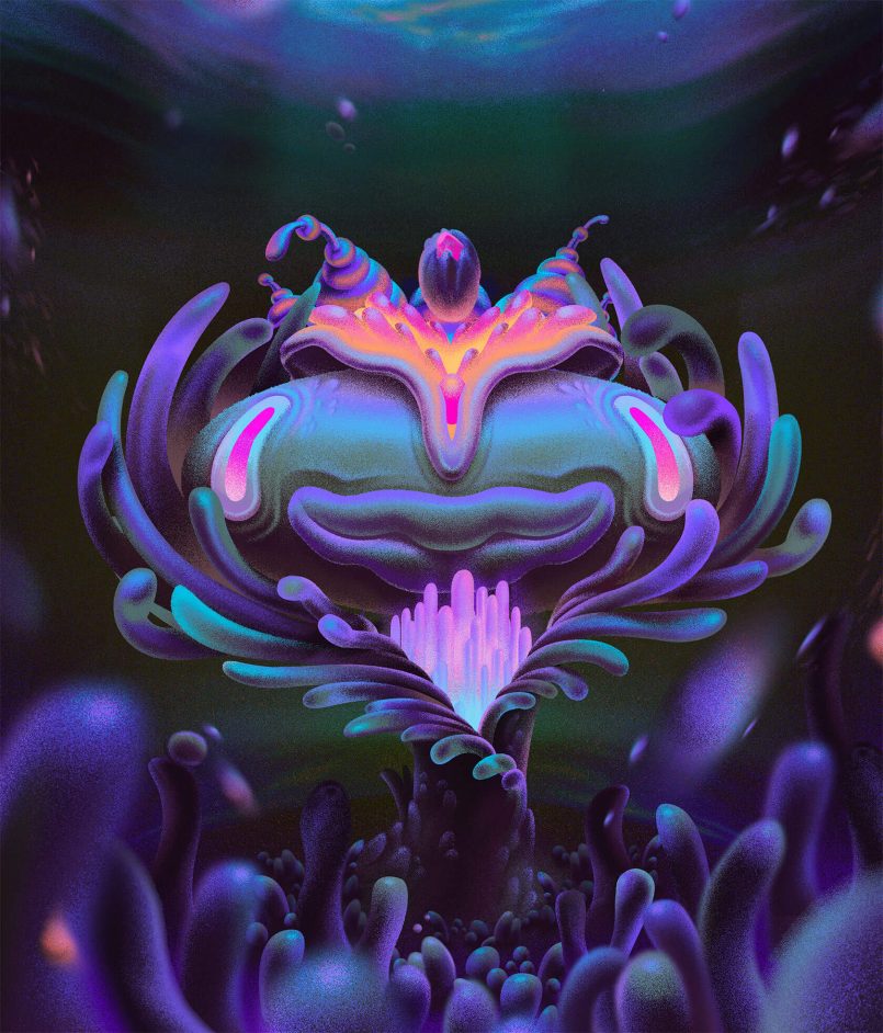 Bizarre & Otherworldly: Illustrations by Princess Hıdır | Daily design ...