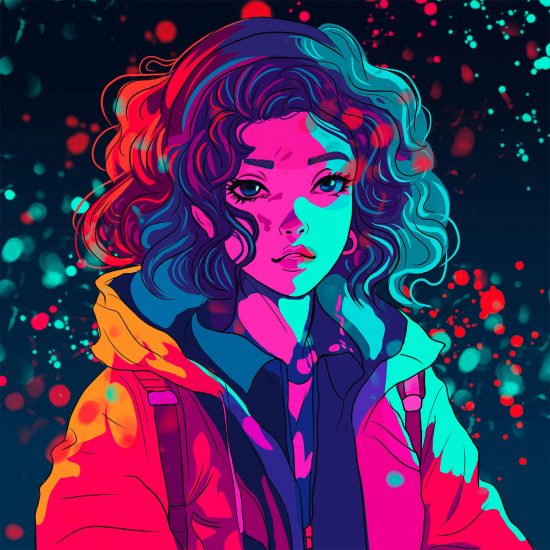 Neon Illustrations by Teona Sheizashvili | Daily design inspiration for ...