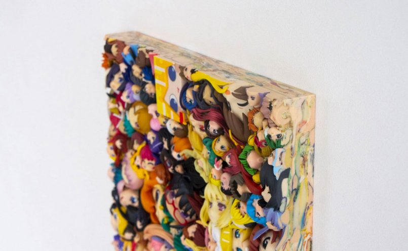 Melted Anime Sculptures & Art Installations by Three | Daily design ...