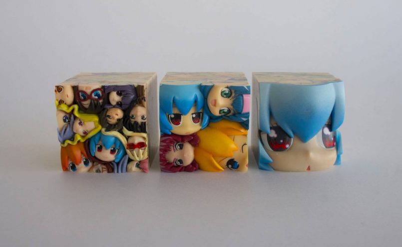 Melted Anime Sculptures & Art Installations by Three | Daily design ...