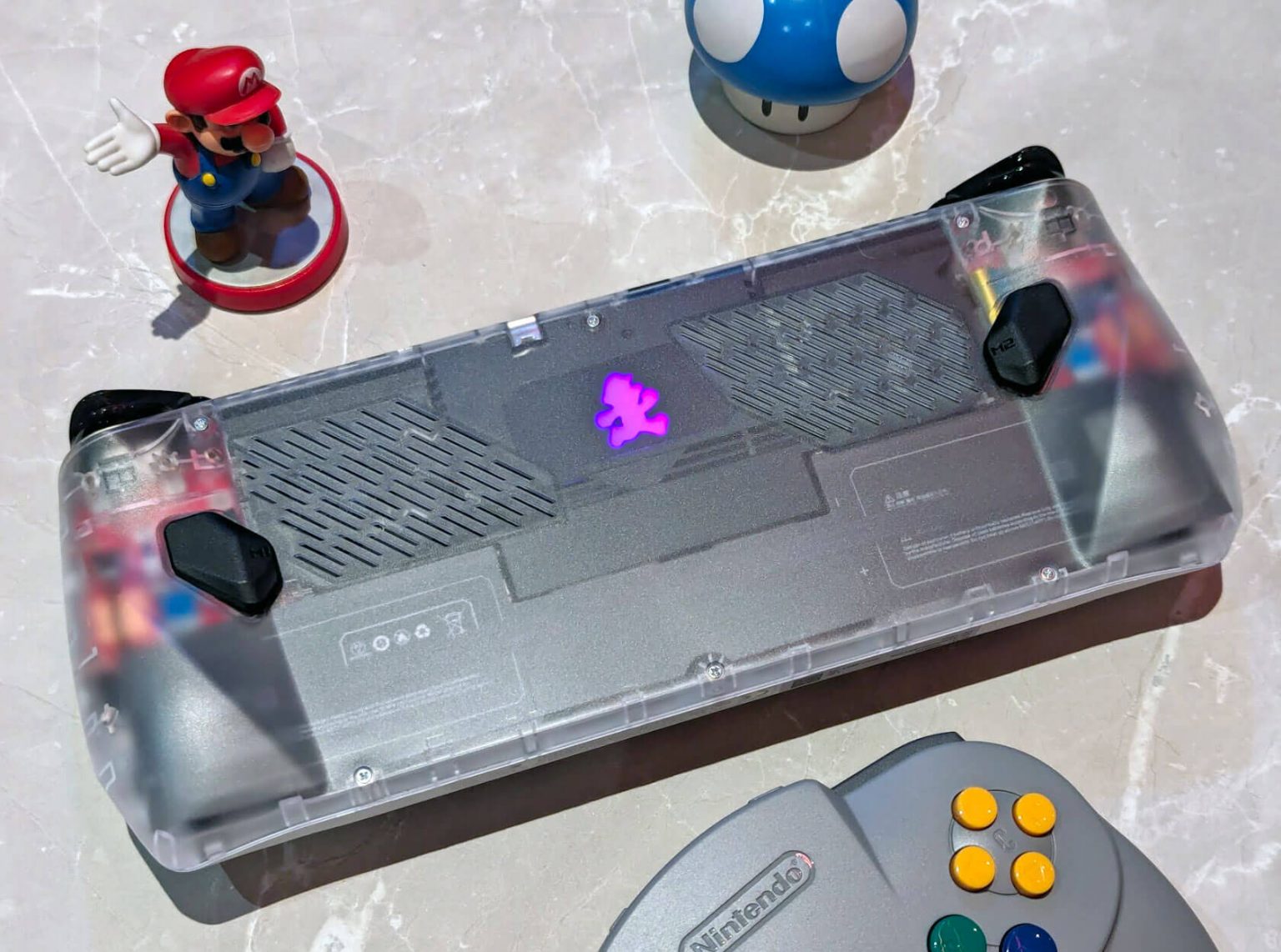 The Coolest Mod for the ROG Ally: JSAUX Transparent RGB Backplate ...