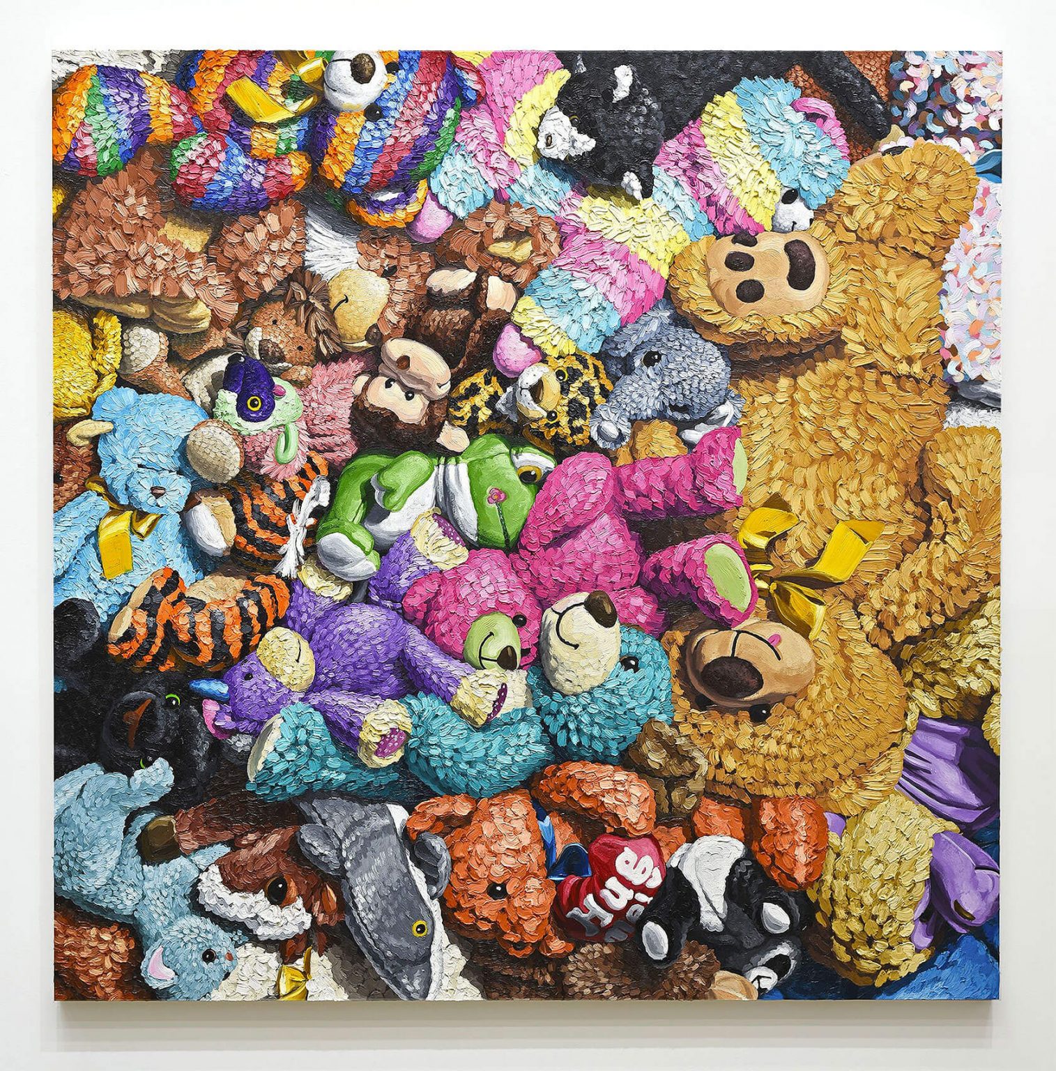 Stuffed Animal Piles: Amusing Paintings by Brent Estabrook | Daily ...