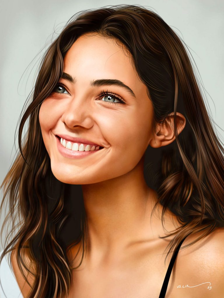 Beautiful Procreate Portraits by Jinsung Lim | Daily design inspiration ...