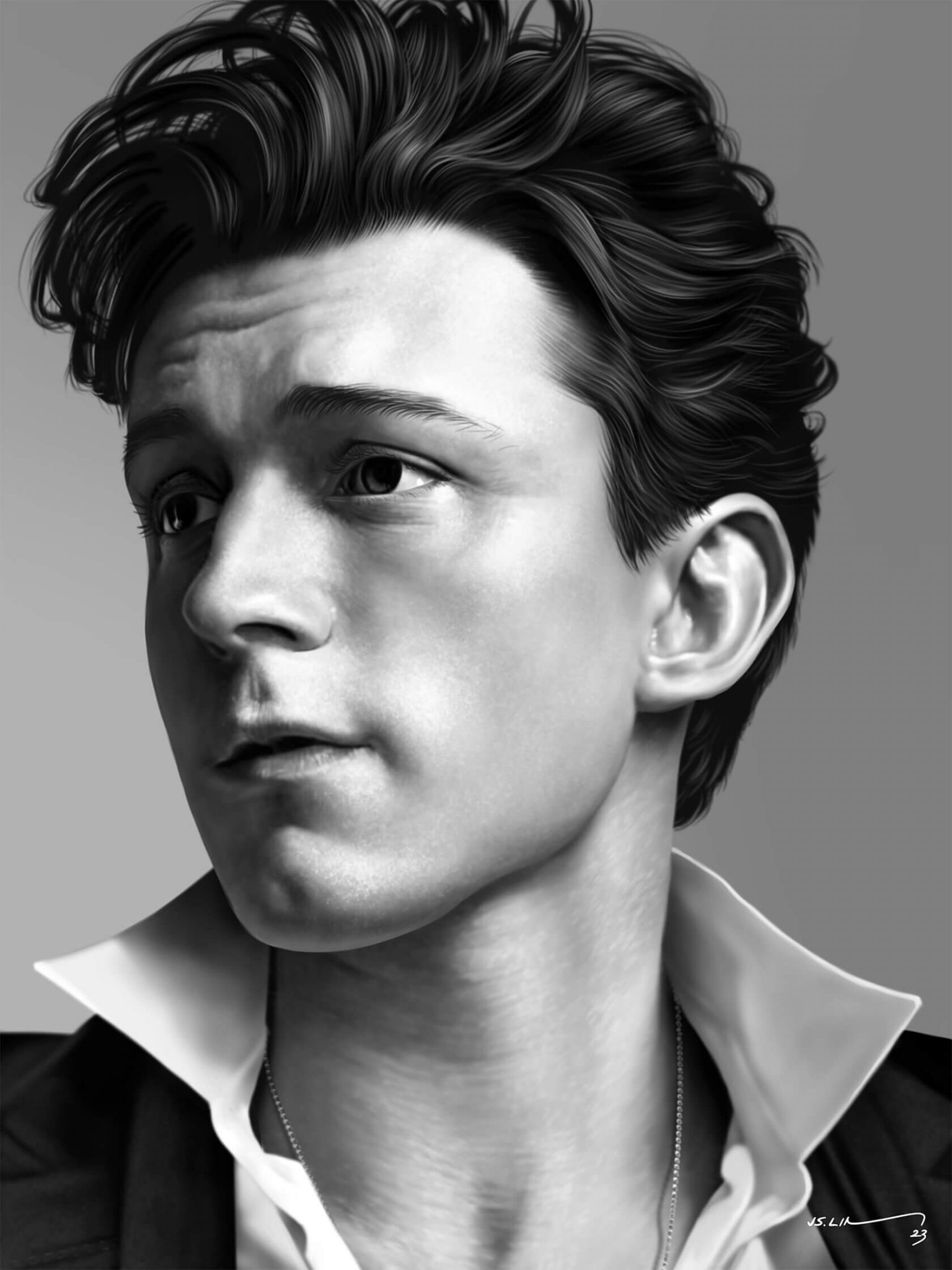 Beautiful Procreate Portraits by Jinsung Lim | Daily design inspiration ...