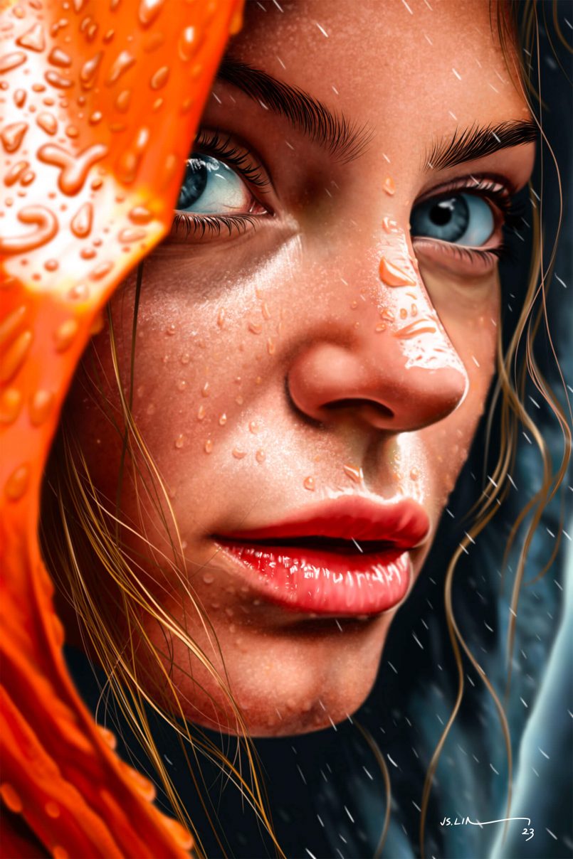 Beautiful Procreate Portraits by Jinsung Lim | Daily design inspiration for creatives ...