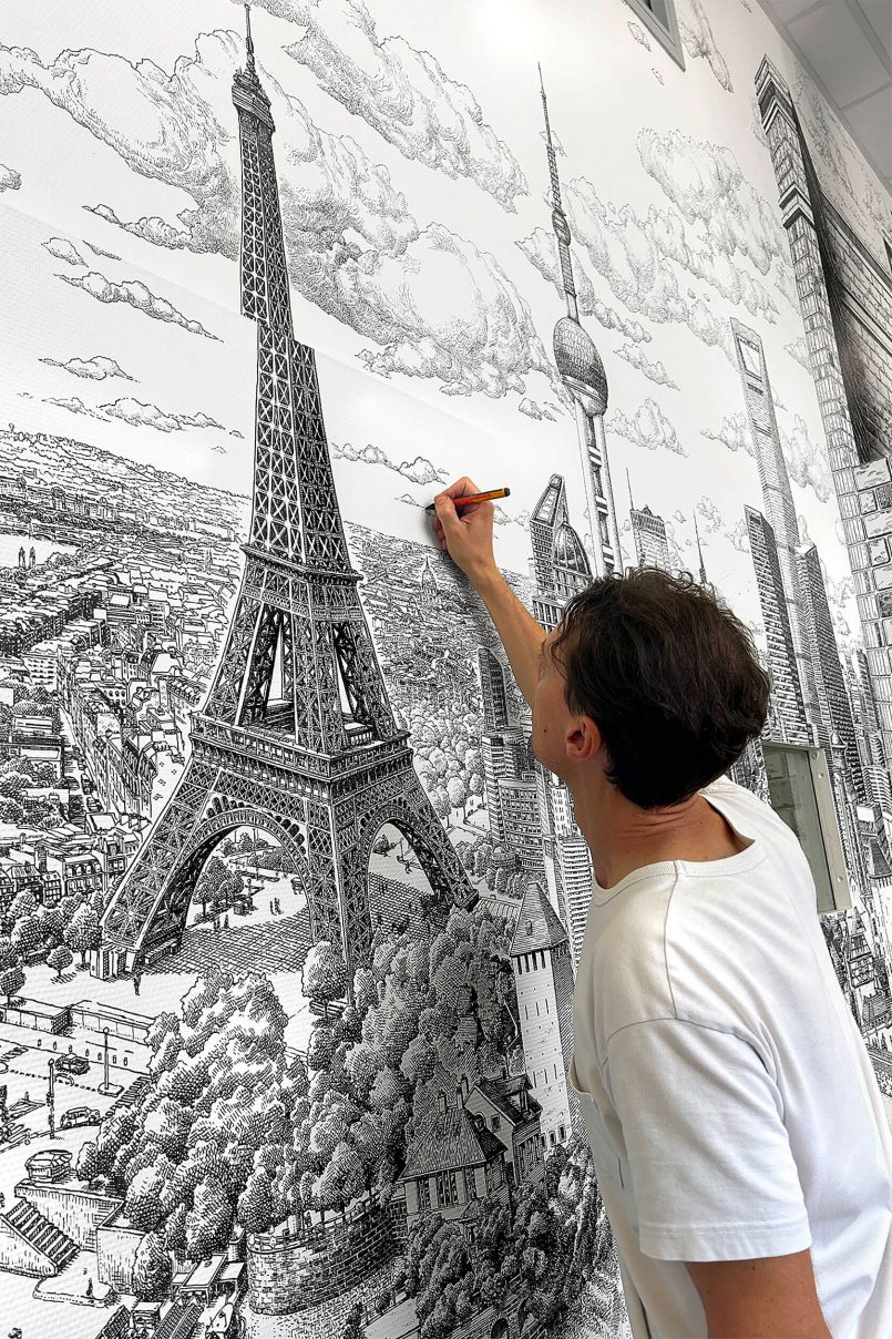 Large-Scale Drawings by Thomas Dartigues | Daily design inspiration for ...