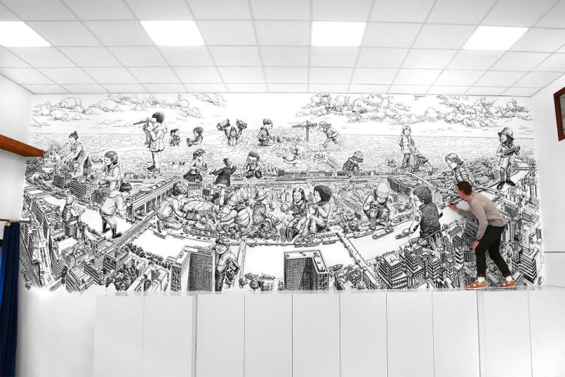 Large-Scale Drawings by Thomas Dartigues | Daily design inspiration for ...