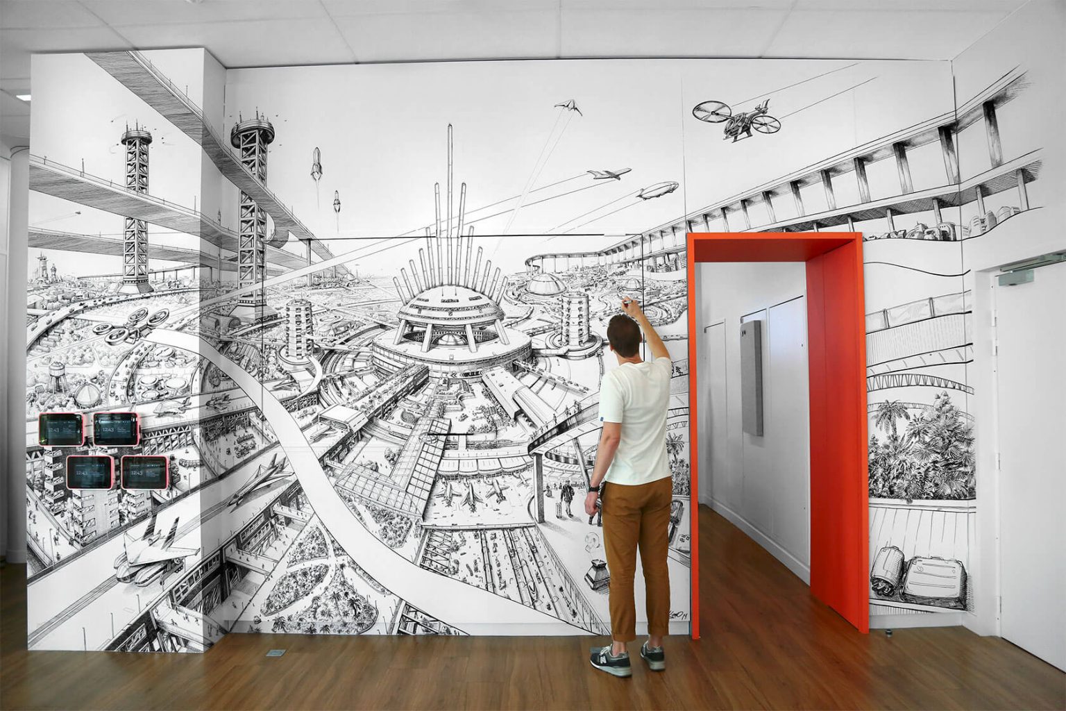 Large-Scale Drawings by Thomas Dartigues | Daily design inspiration for ...
