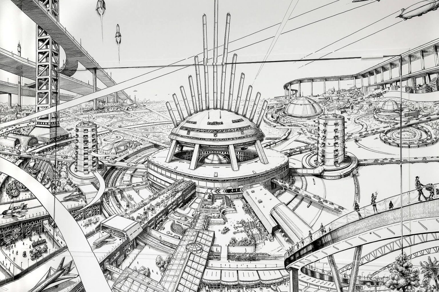 Large-Scale Drawings by Thomas Dartigues | Daily design inspiration for ...