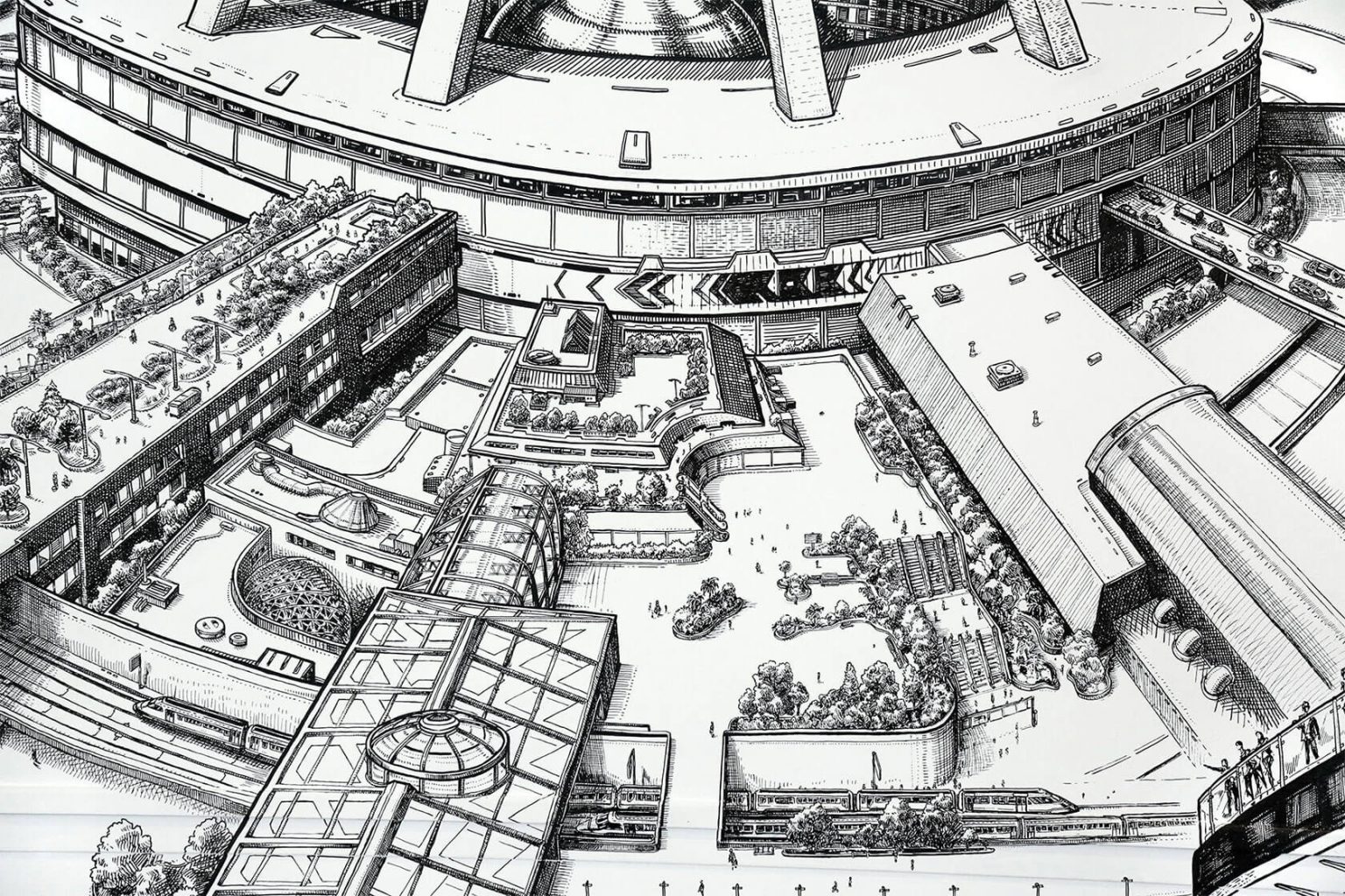 Large-Scale Drawings by Thomas Dartigues | Daily design inspiration for ...