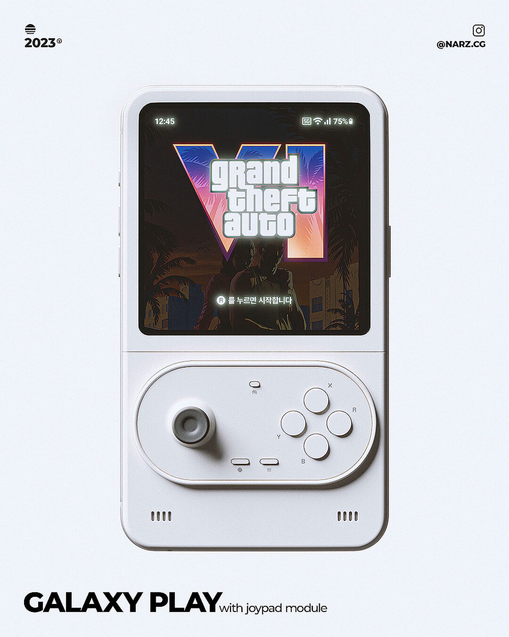 Samsung Galaxy Play: Handheld Concept by NARZ | Daily design ...