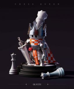 Chess Knight: Cute 3D Illustrations by Ash Yan & Lune Dai | Daily ...