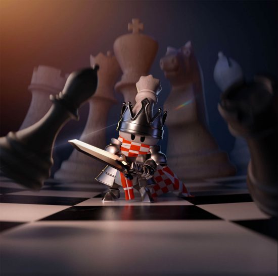 Chess Knight: Cute 3D Illustrations by Ash Yan & Lune Dai | Daily ...