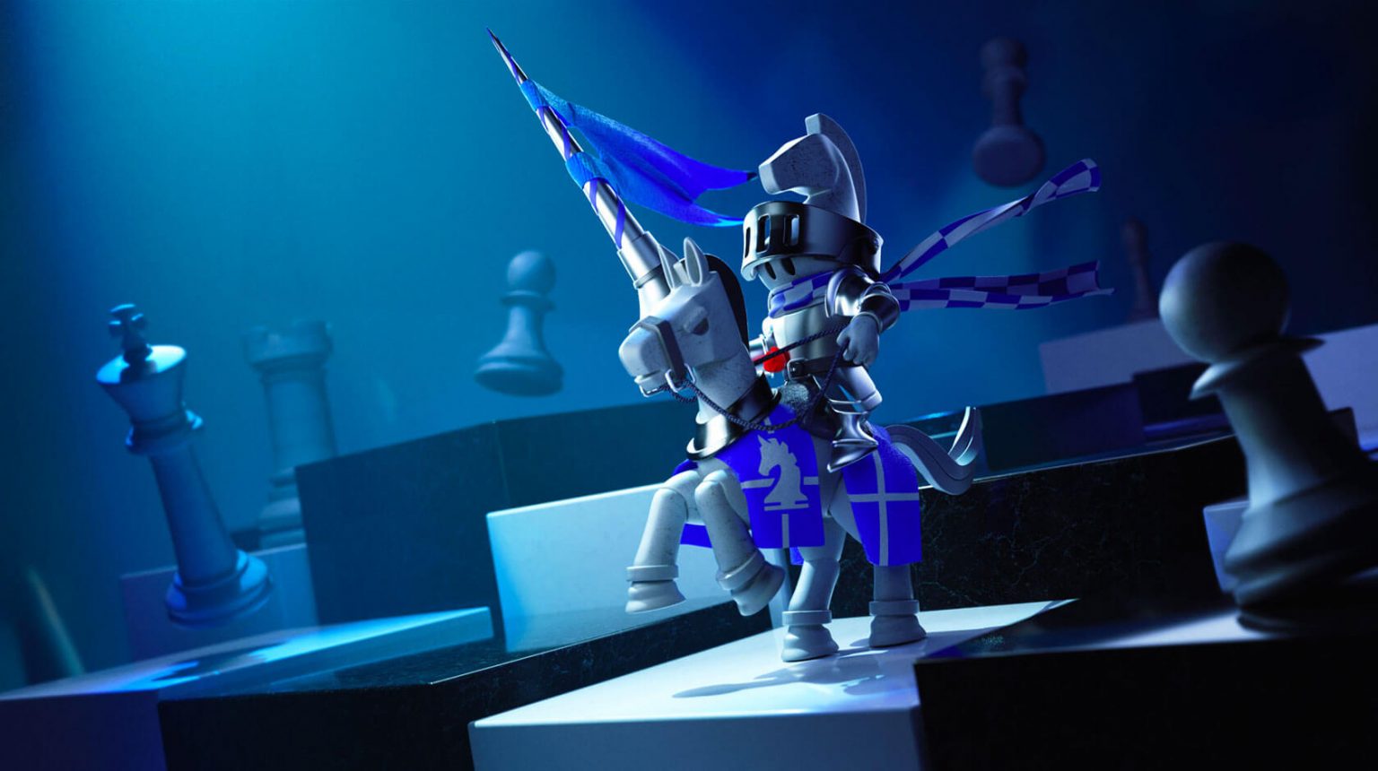 Chess Knight: Cute 3D Illustrations by Ash Yan & Lune Dai | Daily ...