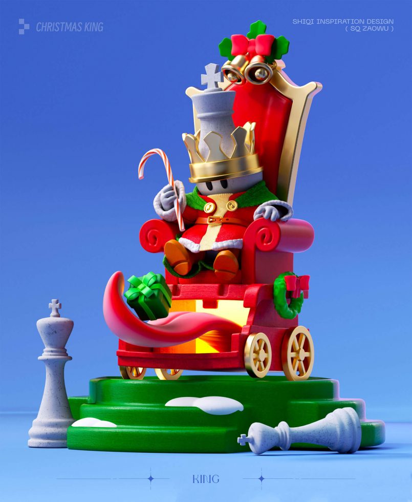 Chess Knight: Cute 3D Illustrations by Ash Yan & Lune Dai | Daily ...