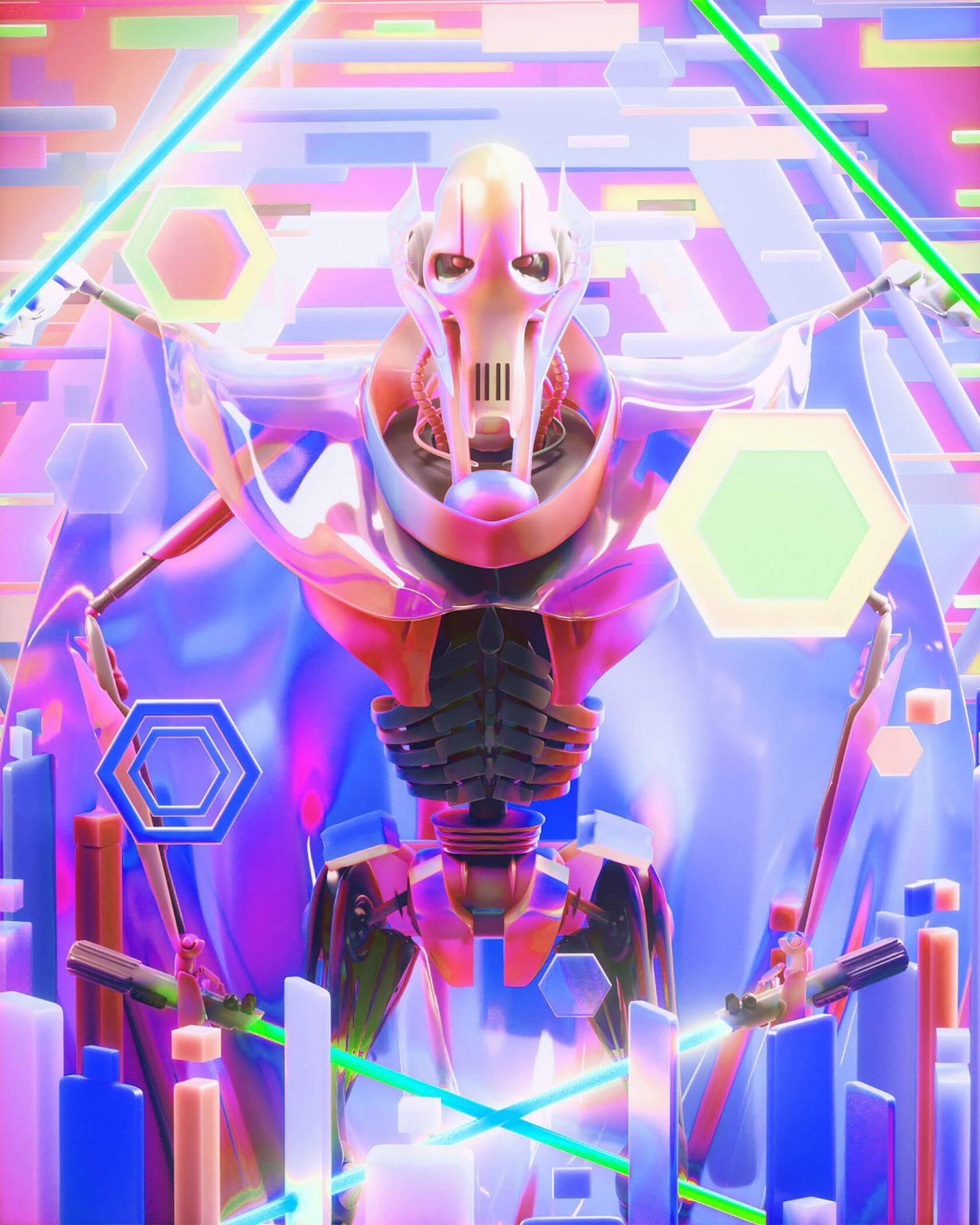 3D Star Wars Illustrations by Hyoung Joo Lee | Daily design inspiration for creatives ...