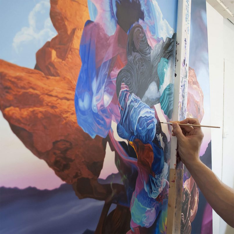 Fusions: Oil on Canvas Paintings by James Roper | Daily design ...