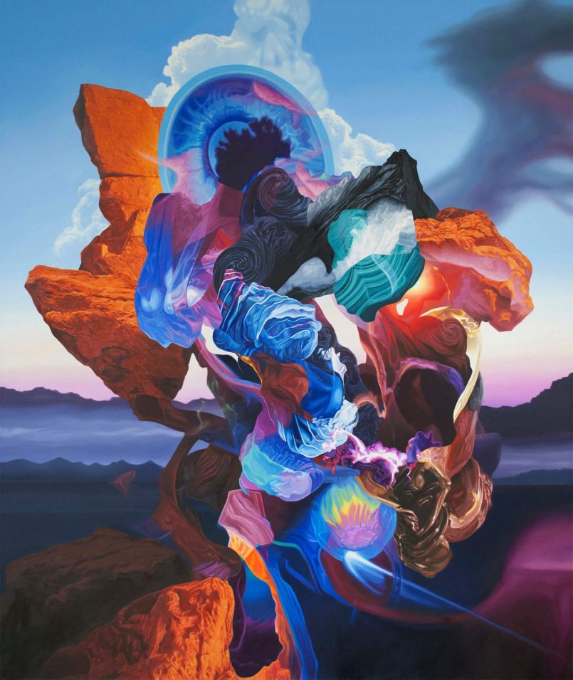 Fusions: Oil on Canvas Paintings by James Roper | Daily design ...