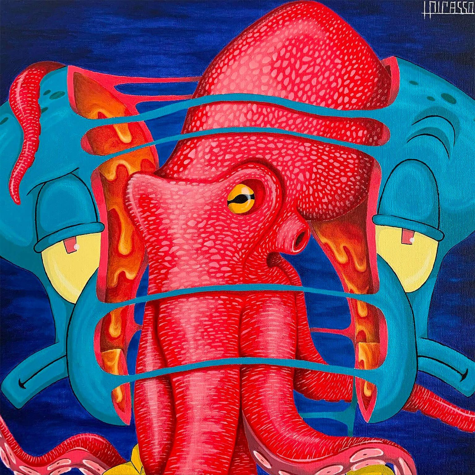 Dissected: Oil on Canvas Paintings by Luis Pedro Picasso | Daily design ...