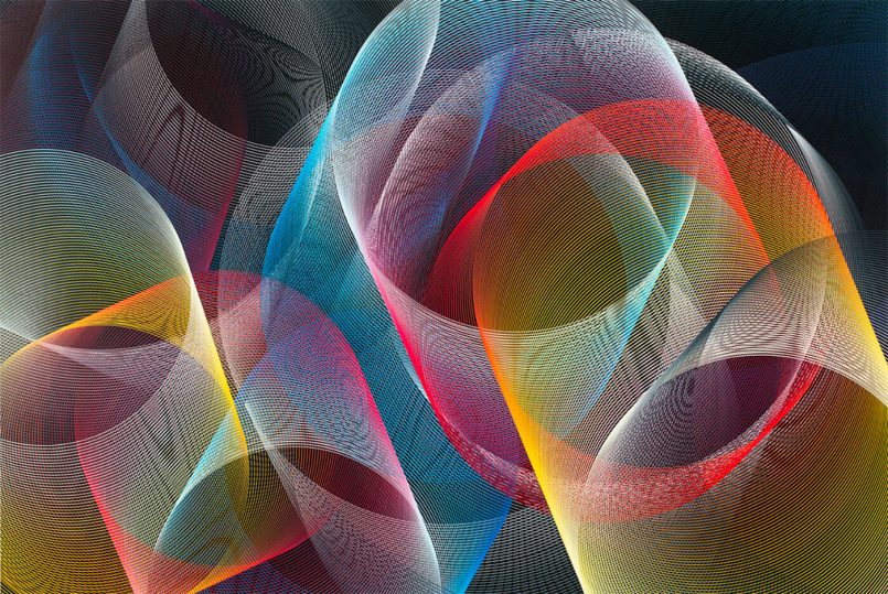 Dynamic Optical Artworks by Sébastien Preschoux | Daily design ...