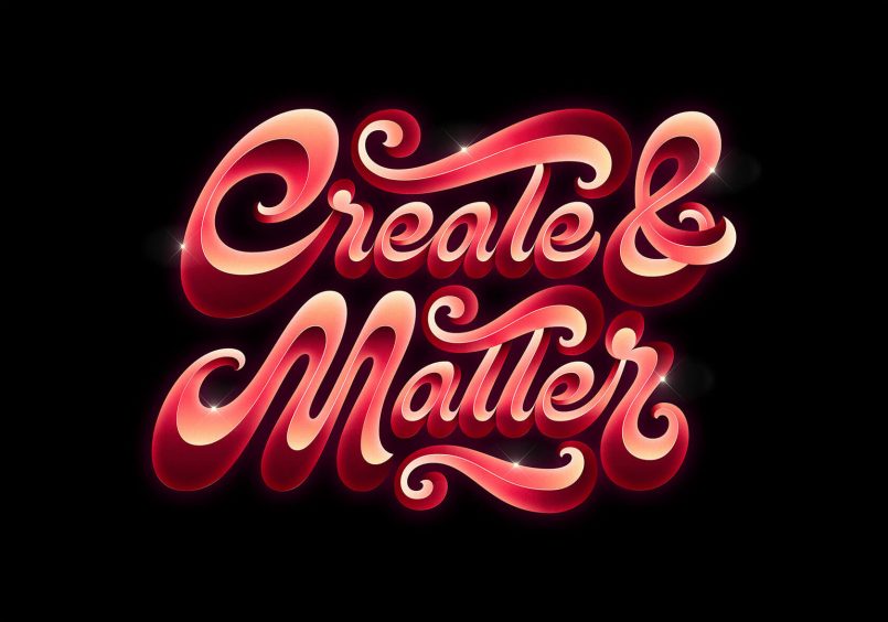 Bold & Bright Lettering Artworks by Finn Reville | Daily design ...