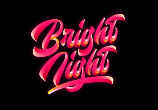Bold & Bright Lettering Artworks by Finn Reville | Daily design ...