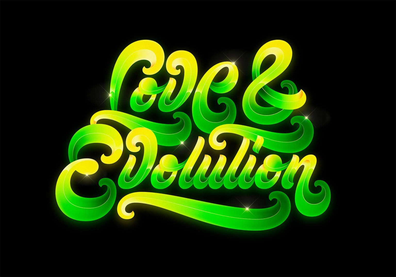 Bold & Bright Lettering Artworks by Finn Reville | Daily design ...