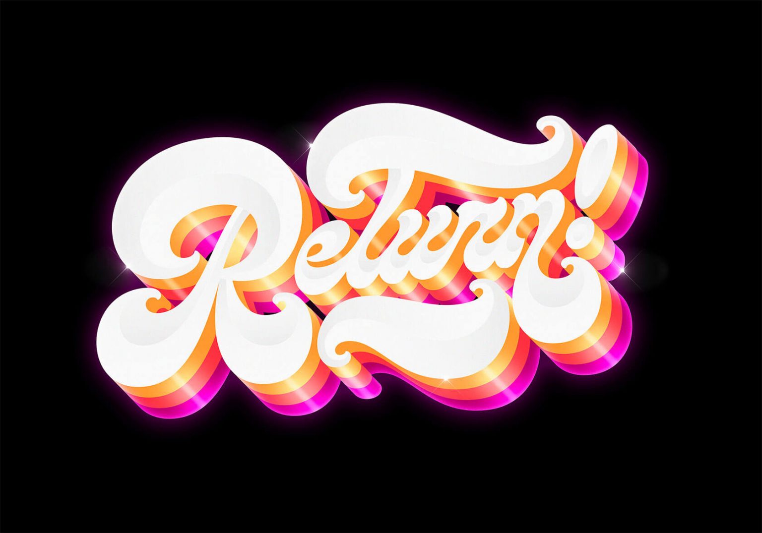Bold & Bright Lettering Artworks by Finn Reville | Daily design ...