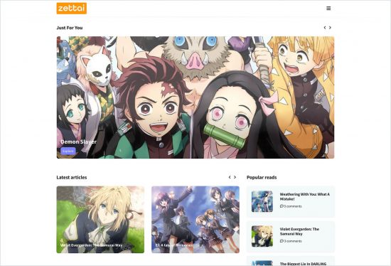 How to Create Your Own Manga & Anime Blog or Website using WordPress ...