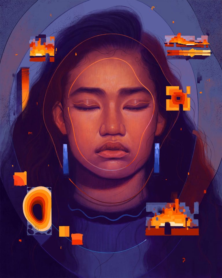 Multilayered Illustrated Portraits by Sam Rodriguez | Daily design ...